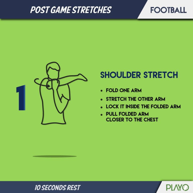 5 Super Easy Football Cool Down Stretches You Must Do - Playo
