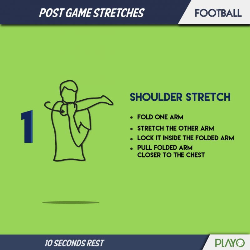5 Super Easy Football Cool Down Stretches You Must Do - Playo
